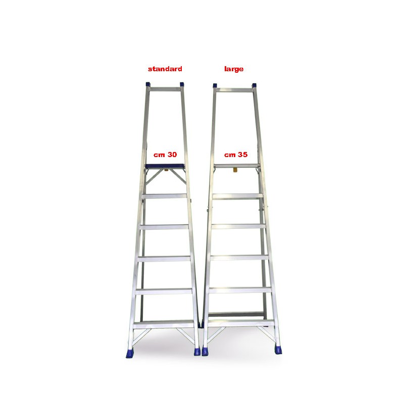 Escabeau professionnel Regina Large de 3 à 12 marches